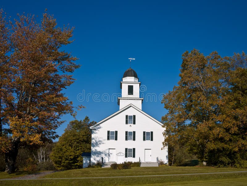New England Church Fall stock image. Image of classic - 21450217