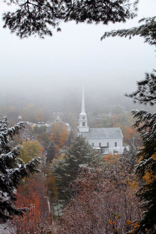New England Winter Scene stock photo. Image of forest - 11513192