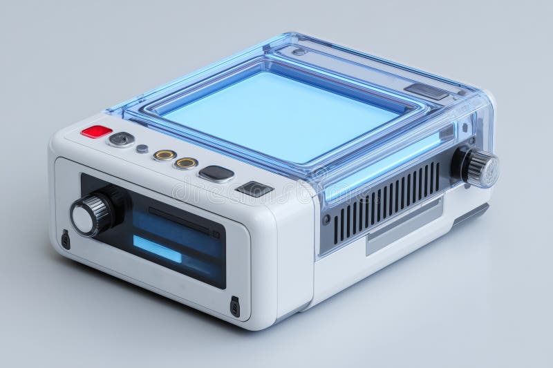 New Epigenetic Scanner Emits Glowing Light in Lab Setup Stock Image ...