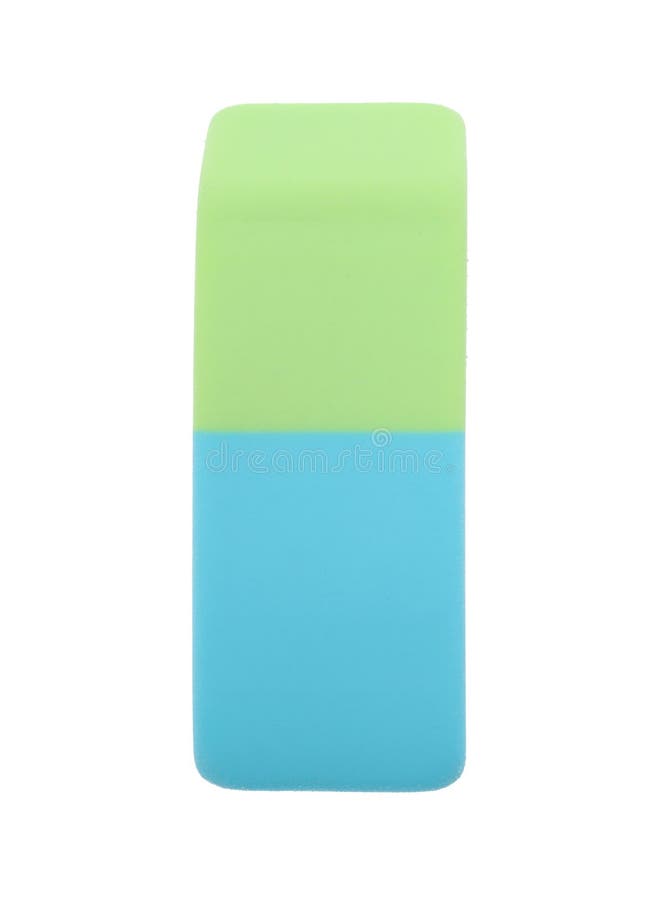 Eraser Elastic for School of Different Colors. Stock Image - Image of ...