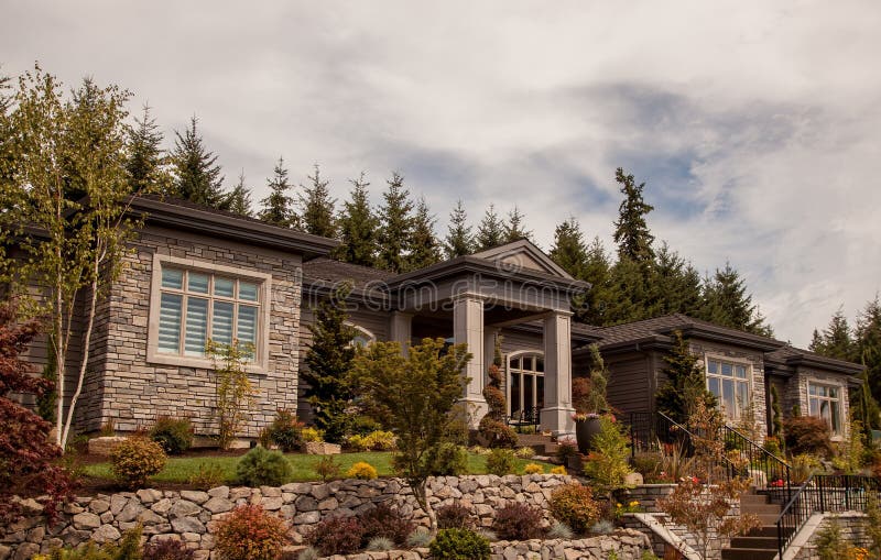 New executive home design stock image. Image of success - 33226973