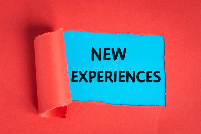New Experiences, Motivating Text, Concept, Personal Development ...