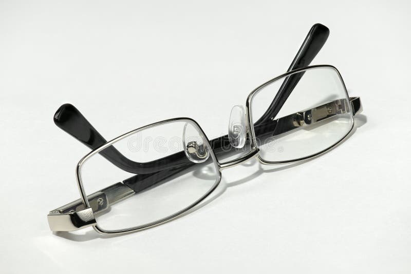 New Eyeglasses - Object on White Background Stock Image - Image of ...