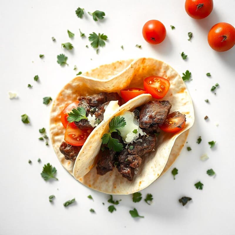 Beef Taco, Mexican Food. Elegance, Rustic Charm, Soft and Dreamy ...