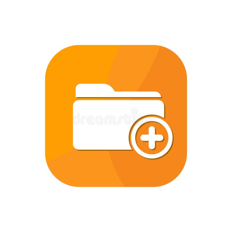 New Folder App Icon stock vector. Illustration of flat - 94813184
