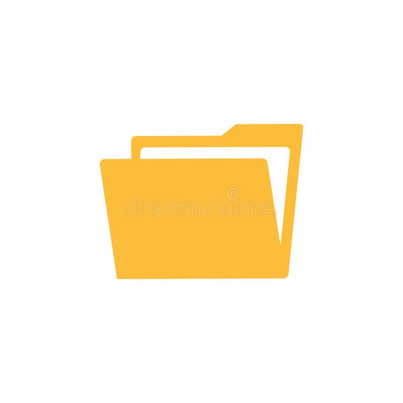 New Folder File. Add Attach Create Folder Make New Icon. Vector Icon ...