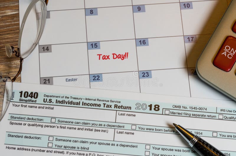 Form 1040 Simplified Allows Filing of Taxes on Postcard Editorial Image ... Form 1040 Simplified Allows Filing of Taxes on Postcard Editorial Image ...