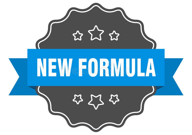 New Formula Label. New Formula Isolated Seal. Sticker. Sign Stock ...