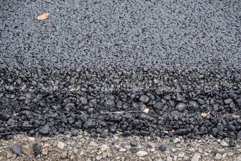 Fresh new asphalt road stock image. Image of surface, transportation ...