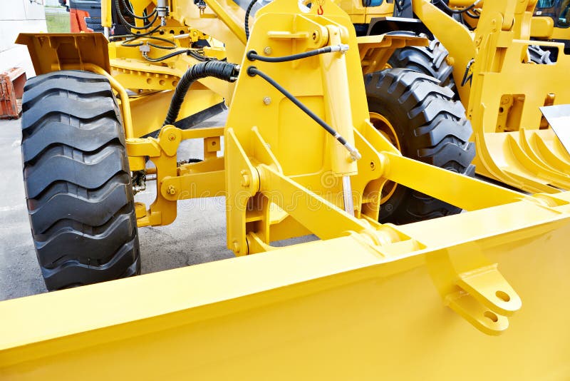 New front loader trucks stock photo. Image of wheel - 255471978