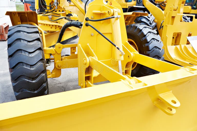 New front loader trucks stock photo. Image of wheel - 255471978