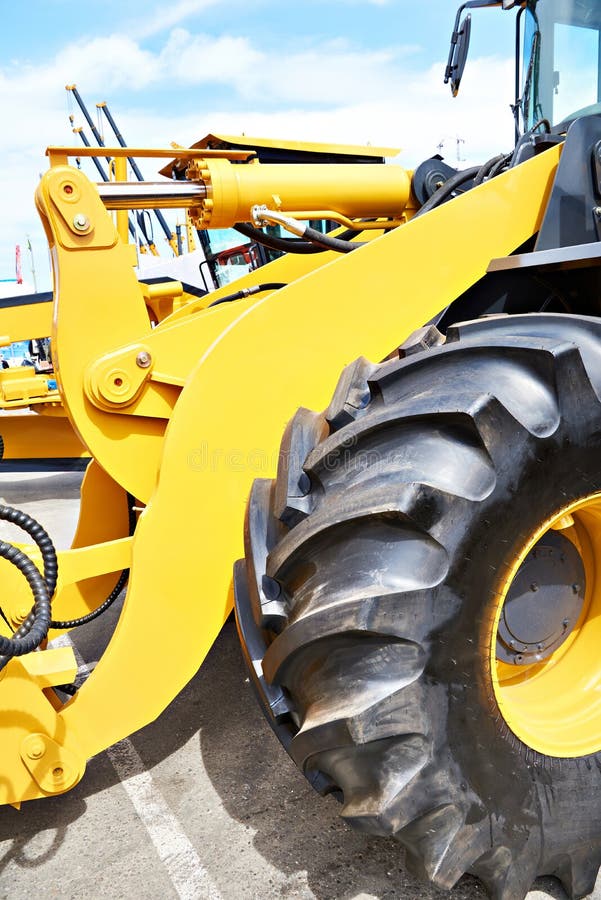 New front loader trucks stock photo. Image of tractor - 255472014