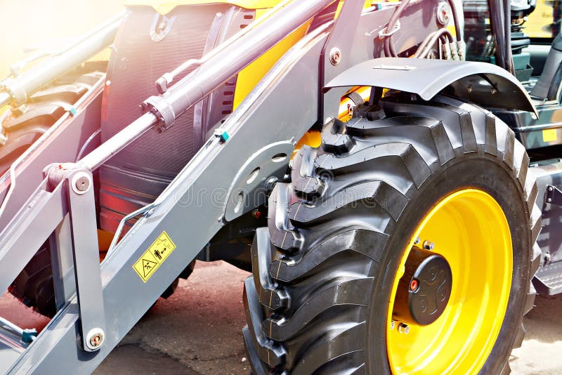 New front loader trucks stock image. Image of tractor - 271734939