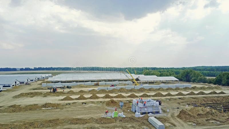 Farm Construction in Progress Stock Footage - Video of wheel, farm ...