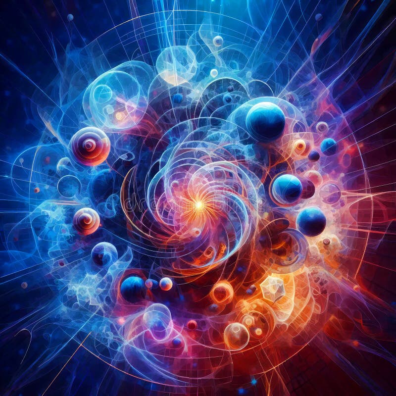 New Future Science Concept Abstract Background Stock Illustration ...