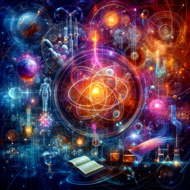 New Future Science Concept Abstract Background Stock Illustration ...