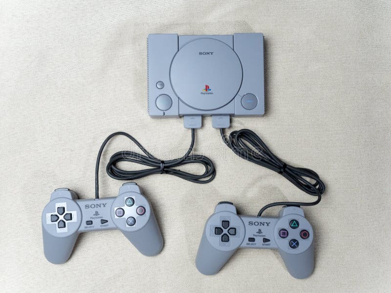 New Game Console Sony PlayStation with Joysticks 07 04 2019 Editorial ...