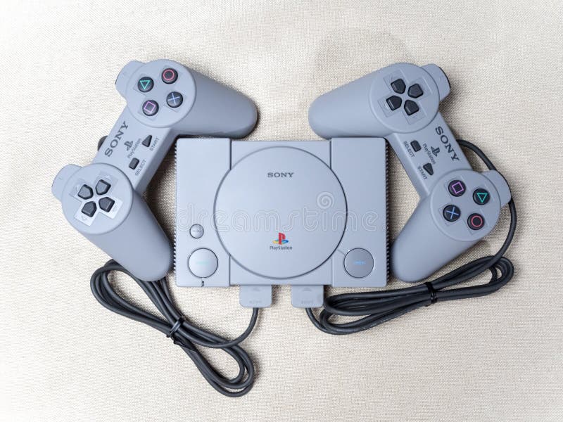 New Game Console Sony PlayStation with Joysticks 07 04 2019 Editorial ...