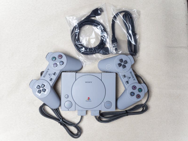 New Game Console Sony PlayStation with Joysticks 07 04 2019 Editorial ...