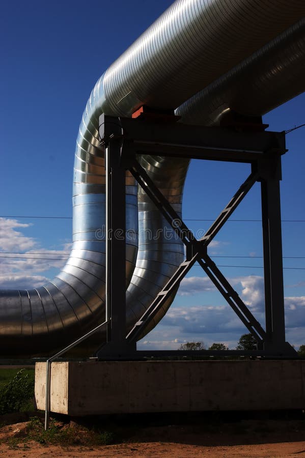 Gas pipeline stock photo. Image of cylinder, land, pollution - 5606236