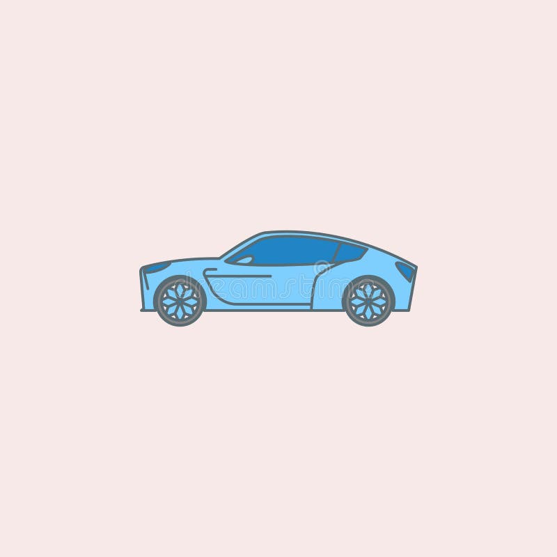 A New Generation Car Field Outline Icon. Element of Generation Icon for ...