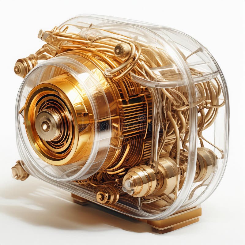 New Generation Electro Fusion Engine Abstract Scifi Illustration, AI ...
