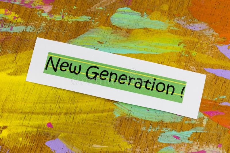 New Generation Future Abstract Young People Creative Innovation ...