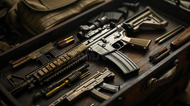 New Generation Weapons. Selective Focus. Stock Image - Image of army ...