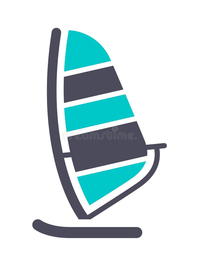 New Gray Turquoise Icon on a White Background Stock Vector ...