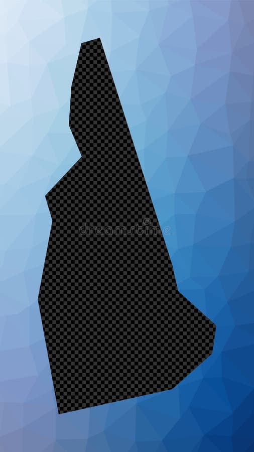 New Hampshire Geometric Map. Stock Vector - Illustration of flat ...