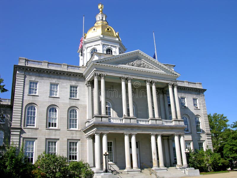 New Hampshire State Capitol Building in Concord NH Stock Photo - Image ...