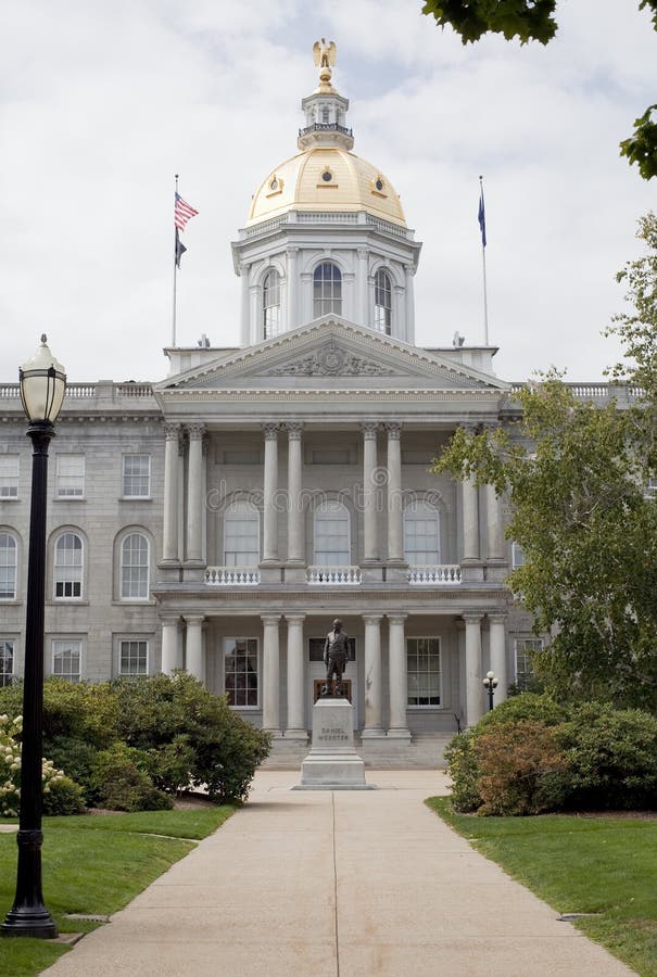 New Hampshire State Capitol Building in Concord NH Stock Photo - Image ...