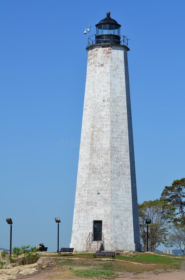 New Haven light house stock photo. Image of light, point - 36648152