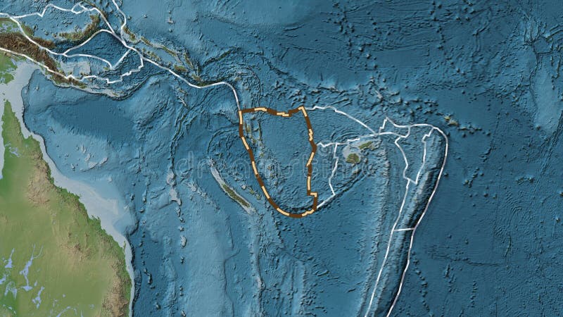 New Hebrides Plate - Neighborhoods. Fahey. Topografic Stock ...