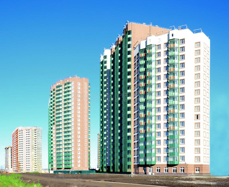 New high-rise buildings, stock image. Image of metropolis - 52280363