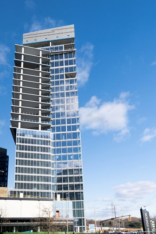 A New High-rise Office Building in Reston, VA Editorial Photography ...