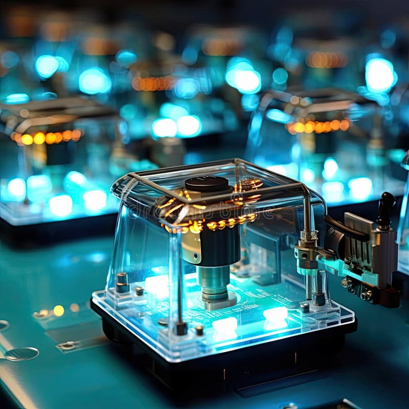 New high-tech equipment stock illustration. Illustration of computer ...