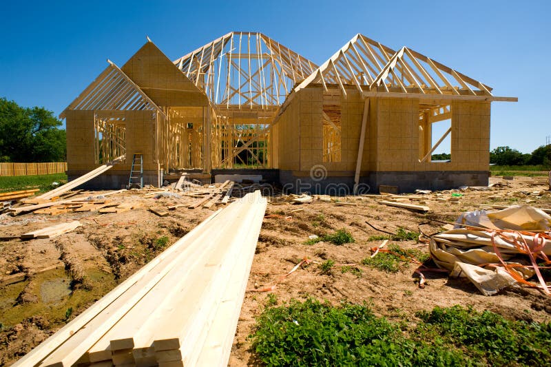 Construction Site stock image. Image of helmet, yellow - 5825887