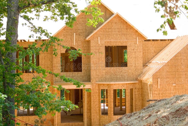 New Home Construction stock image. Image of abode, front - 5391549