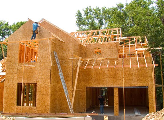 New home construction stock image. Image of constructing - 718281