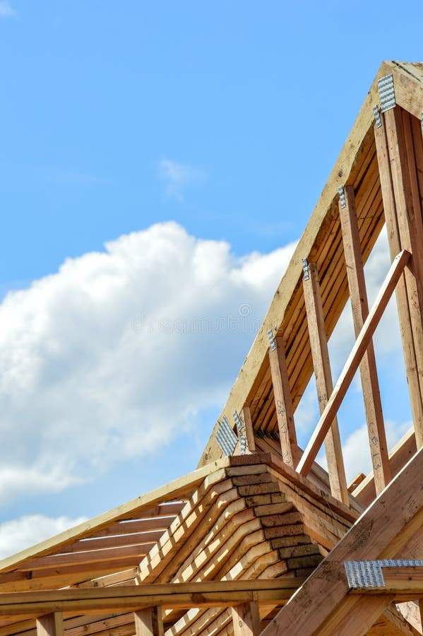 New Home stock image. Image of spring, future, lumber - 46886433