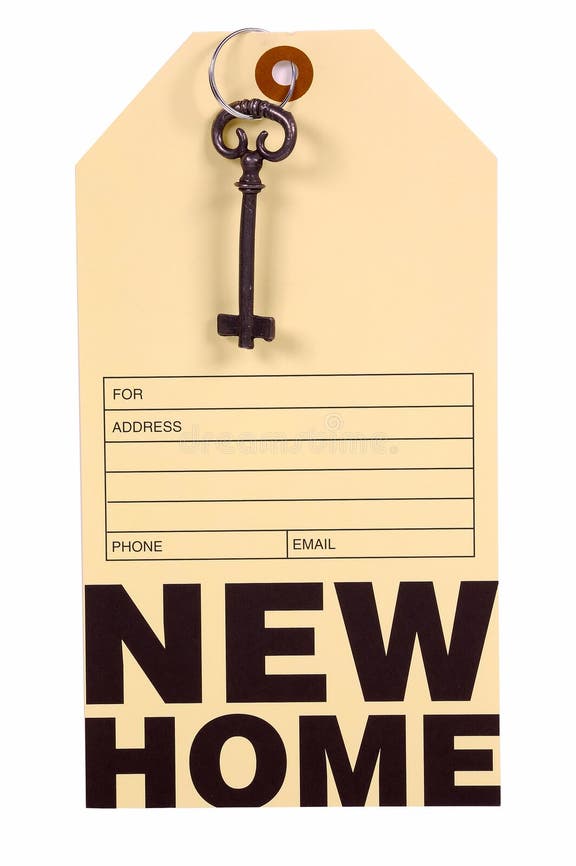 New Home Tag stock image. Image of information, contact - 236393