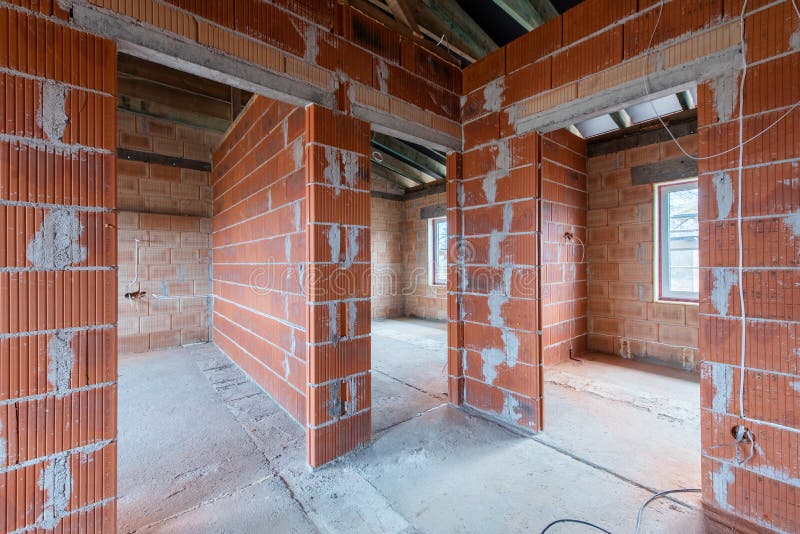 A New Home Under Construction Stock Photo - Image of frame, build ...