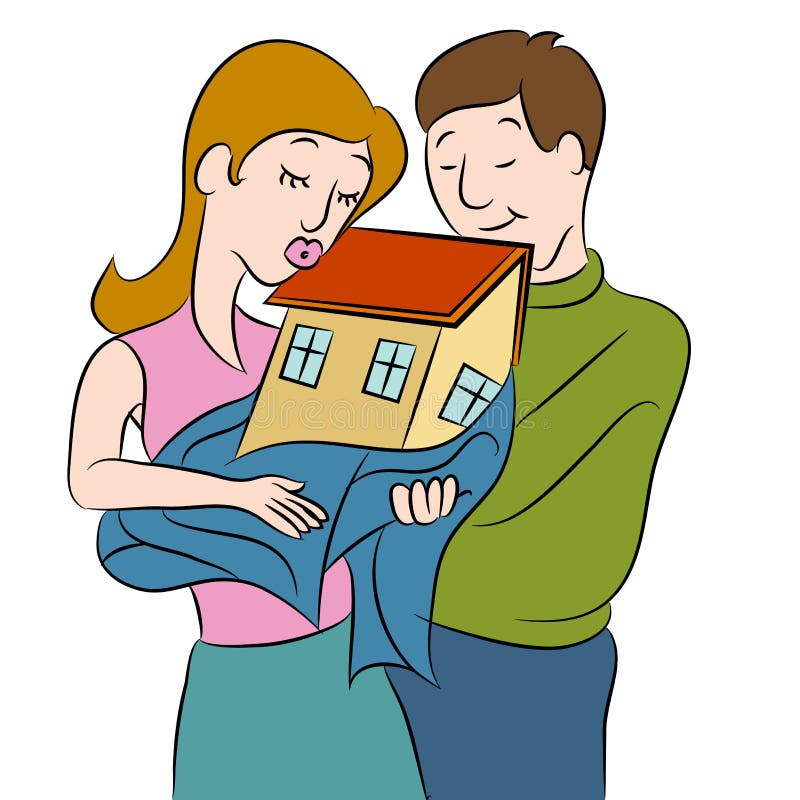 New Homeowners stock vector. Illustration of homeowner - 29364637