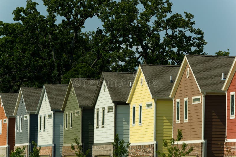 New homes stock image. Image of property, wood, construction - 3039681