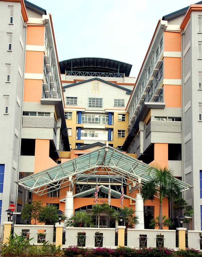 University of Santo Tomas Hospital Facade in Manila, Philippines ...