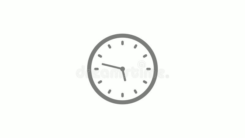 Clock Animated Icon Moving Arrows Simple Animation Stock Footage ...