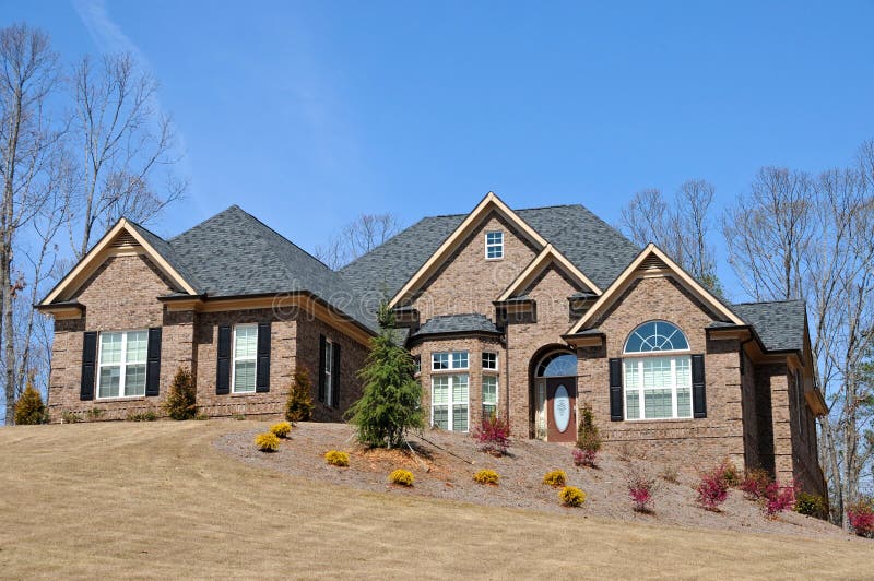 New House stock photo. Image of architecture, grass, residential - 8821156