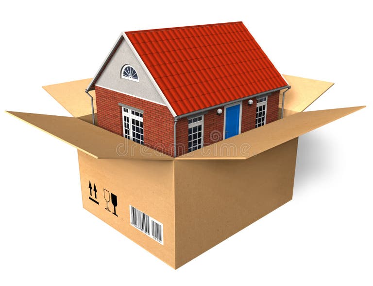 House Open Cardboard Box Stock Illustrations – 2,074 House Open ...