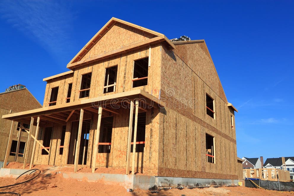 New House Construction stock photo. Image of construction - 20143772